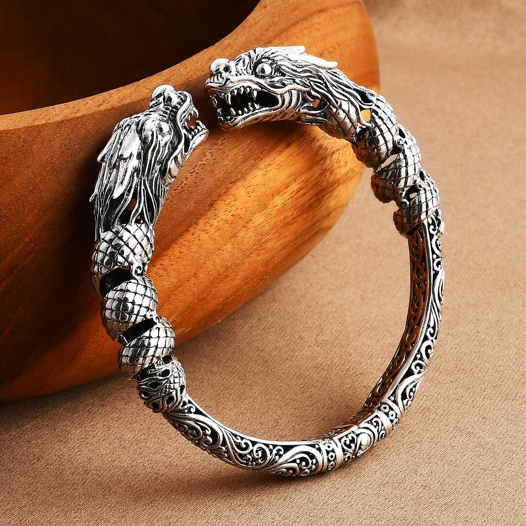 Bali Legacy Twin Dragon Bangle – MindfulSoulsCanada
