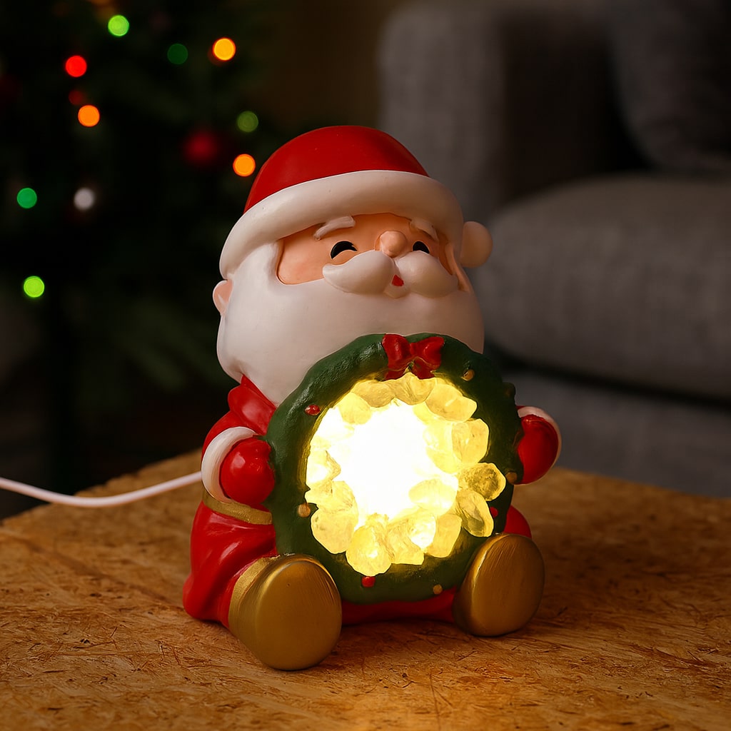Mandala Light Lamp + FREE Christmas Tree & Crystal Santa Claus Night L ...