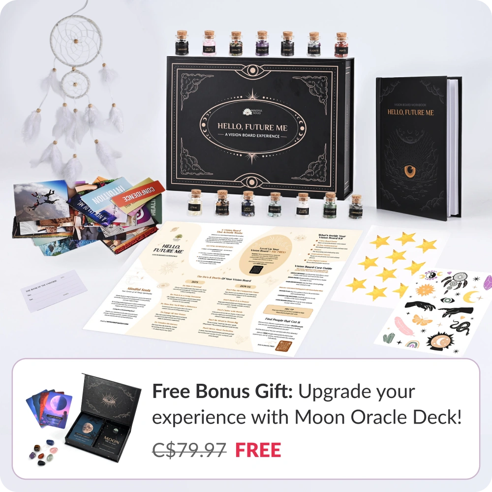 Mindful Souls Vision Board Kit + Moon Oracle Deck FREE – MindfulSoulsCanada