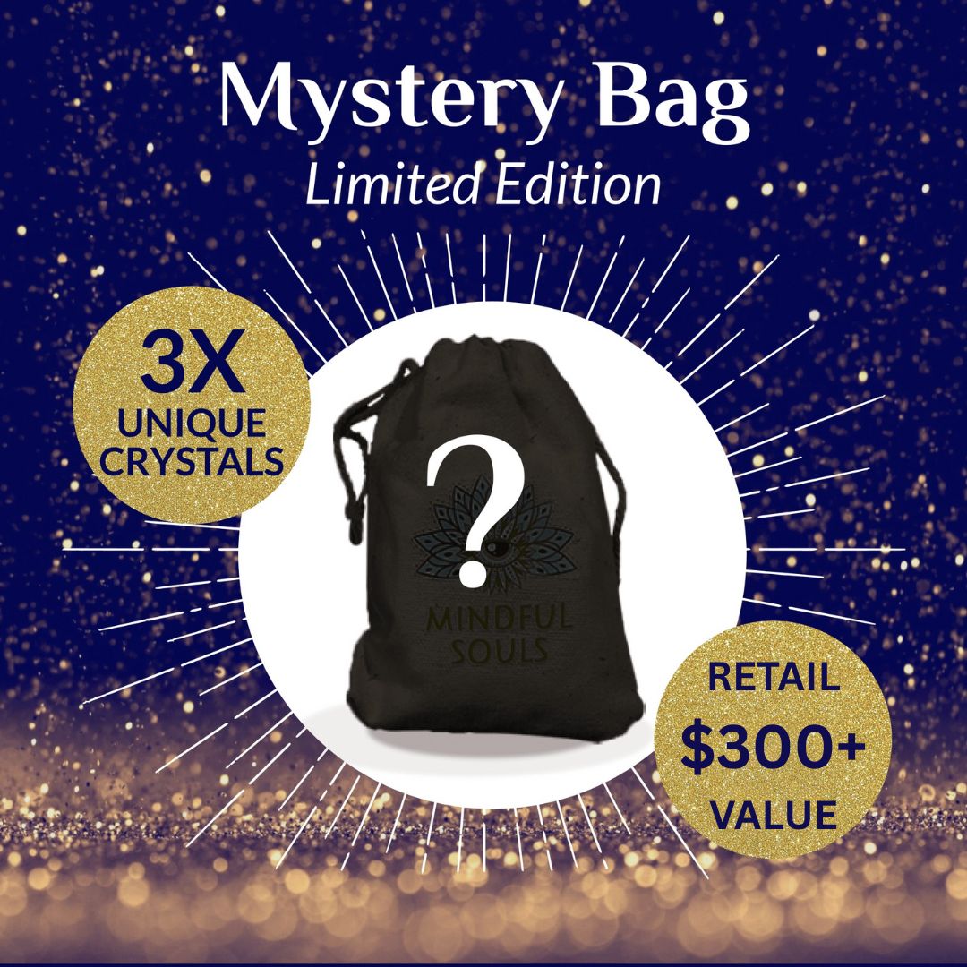 Crystal Mystery Bag - SAPPHIRE LIMITED EDITION – MindfulSoulsCanada